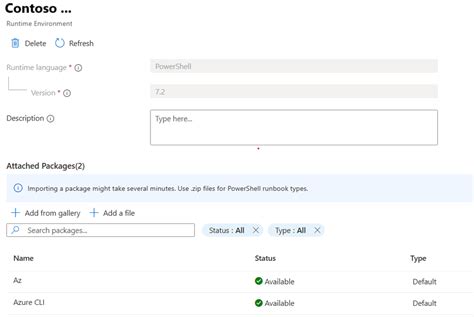 Manage Runtime Environment And Associated Runbooks In Azure Automation Microsoft Learn