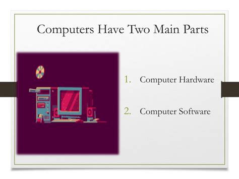 Computer Hardware Software Ppt Planeppt
