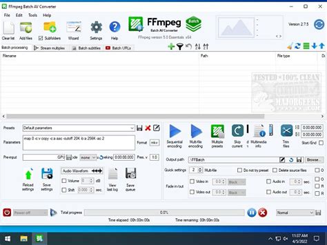 Ffmpeg Batch Av Converter 321