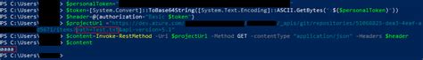 how to access azure devops rest api from azure cloudshell using