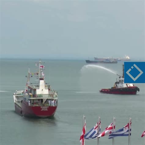 ბათუმის საზღვაო აკადემიის გემი კადეტი პირველ საერთაშორისო ნაოსნობაში გაემგზავრა Youtube