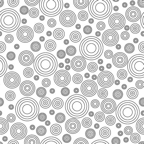 Premium Vector Seamless Pattern Concentric Circles Of Different Sizes