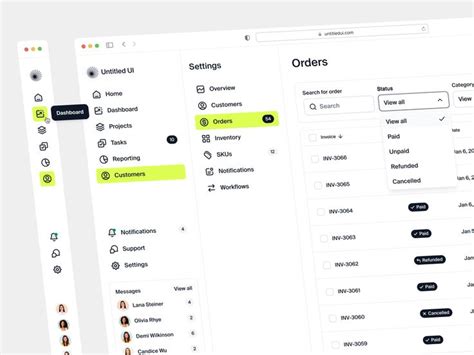 Orders And Invoices — Untitled Ui Dribbble Digital Design Design