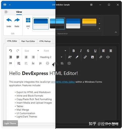「devexpress中文教程」如何将devextreme js html编辑器集成到winforms应用 知乎