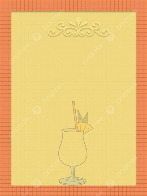 English Drink Menu Elements Background Wallpaper Image For Free