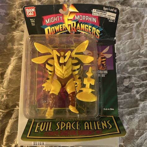 1994 Bandai Power Rangers Stinger Shooting Grumble Bee Evil Space
