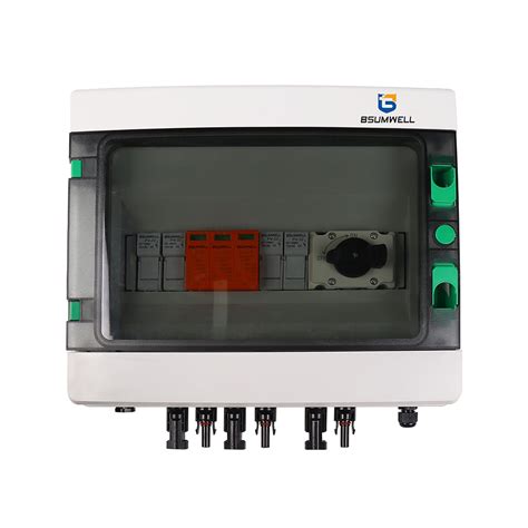 Hot Ip65 Distribution Solar Dc String Boxes 2 Input 1 Output Lightning