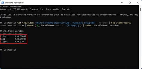 Comment Vérifier La Version De Net Framework Sur Windows 1011