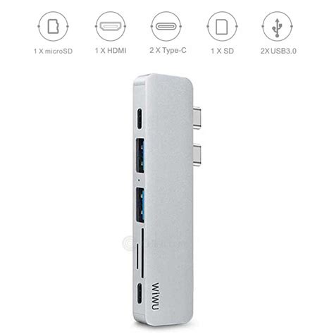 WiWU T USB Type C In Multi Functional Hub