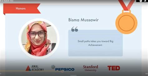 bisma khan on linkedin withpurpose pepsico amalacademy achievement