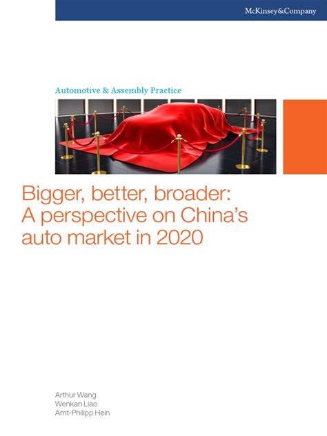 Mckinsey Perspective On Chinas Auto Market In 2020 Pdf Pdf Car China