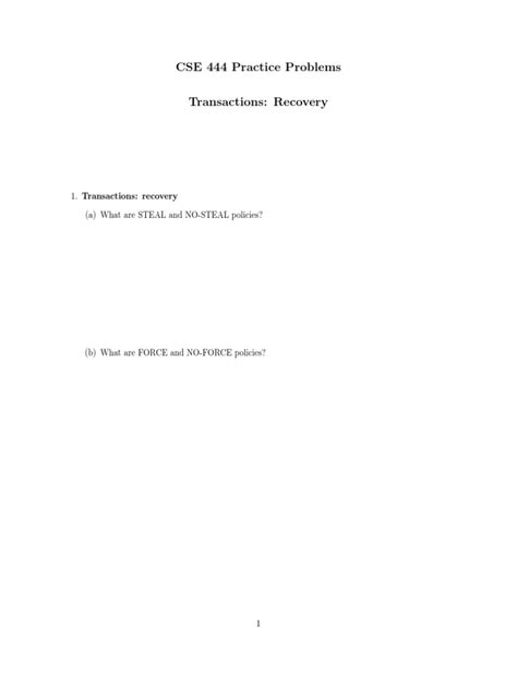 Practise Set For Database Management System Download Free Pdf