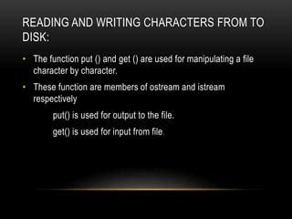 Files In C PPT
