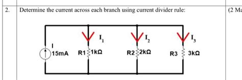 Solved Determine The Current Across Each Branch Using Chegg Com