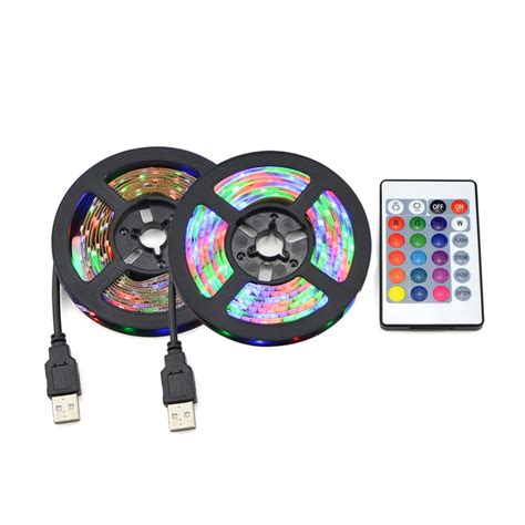1 м 2 м 3 м 4 м 5 м светодиодный светильник для RGB ТВ задний ...