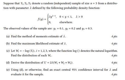 solved suppose that y1 y2 y3 denote a random independent