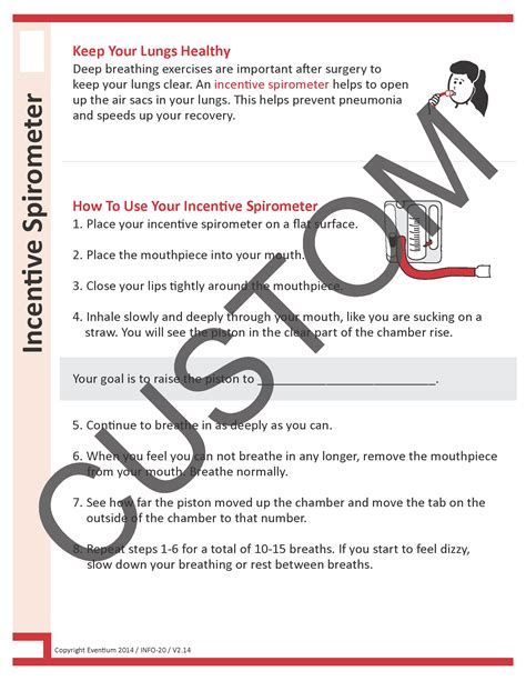 Incentive Spirometer Custom Eventium