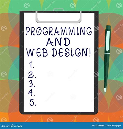 Word Writing Text Programming And Web Design Business Concept For Website Development Designing