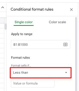 How To Make Negative Numbers Red In Google Sheets In Examples