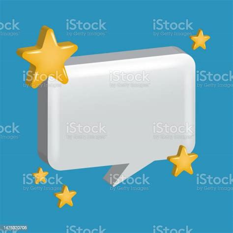 3d 디자인 템플릿 요소 별이 있는 흰색 말풍선 0명에 대한 스톡 벡터 아트 및 기타 이미지 0명 Brand Name Online Messaging Platform