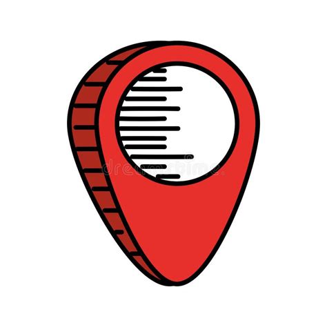 Pointer Map Navigation Outline Stock Illustration Illustration Of Realistic Direction