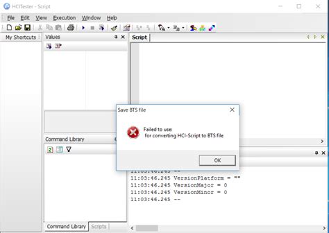 Linuxcc2564 Hci Tester Tool Issue While Loading Bts File Bluetooth