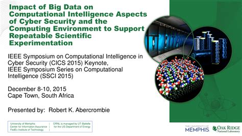 Pdf Impact Of Big Data On Computational Intelligence Aspects Of Cyber Security And The