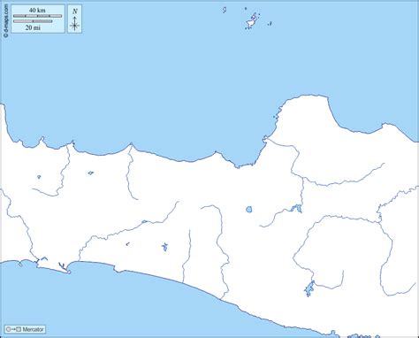 Central Java D Free Map Free Blank Map Free Outline Map