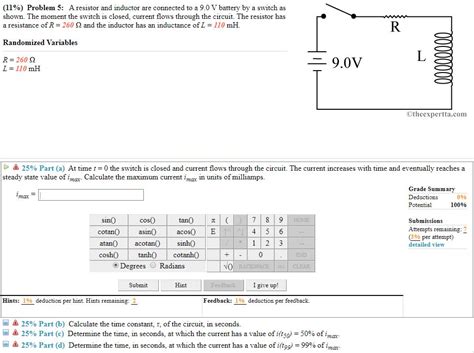 Solved Problem A Resistor And Inductor Are Chegg