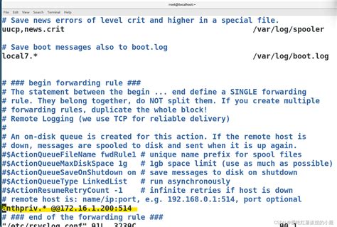 Linux安全 日志服务器建立实验日志服务器搭建及配置 Csdn博客