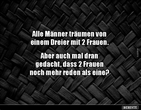 Alle Männer Träumen Von Einem Dreier Mit 2 Frauen Aber Auch Mal