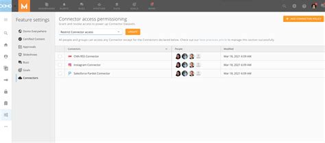 Connector Permissioning In Domo Beta
