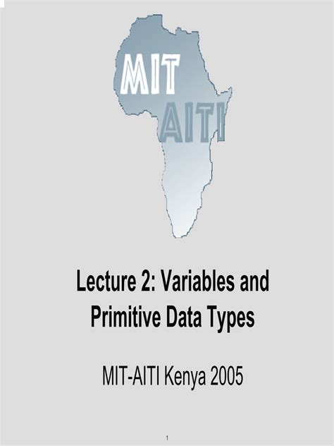 Lecture 2 Variables And Primitive Data Types Docslib
