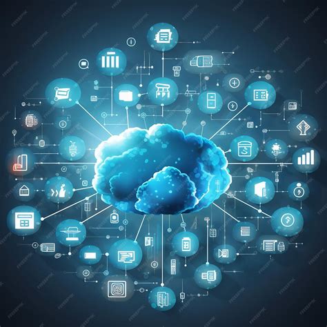 Premium Ai Image Cloud Computing And Internet Of Things Concepts