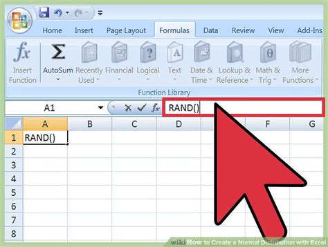 How To Create A Normal Distribution With Excel Steps