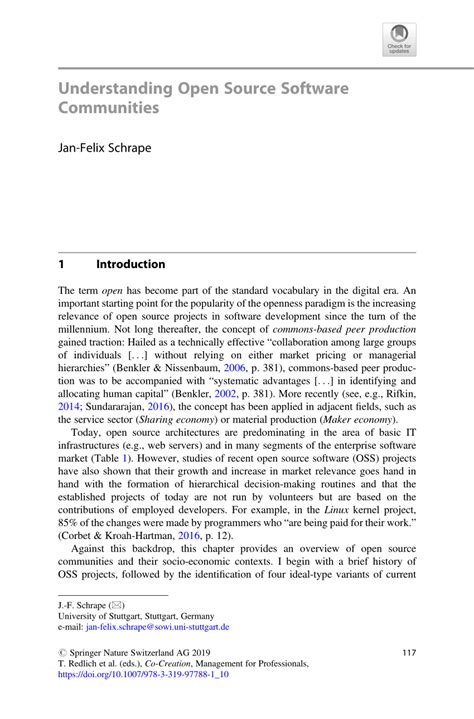 pdf understanding open source software communities