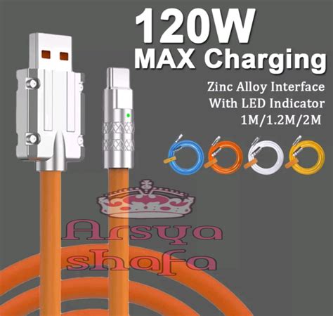 Kabel Data Super Fast Charging W Type C Bisa Untuk Semua Handphone Android Model Casan Hp