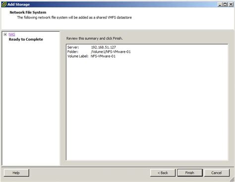 configuring readydata for vmware esxi using nfs netgear support