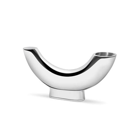 nambe solarium half moon vase fine decor direct