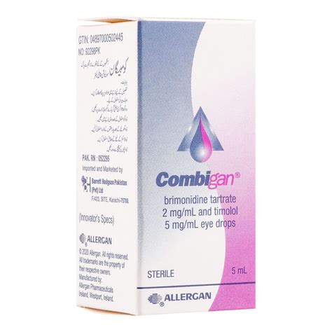 Buy Barrett Hodgson Combigan Eye Drops 5ml In Pakistan Shopaholic Pk