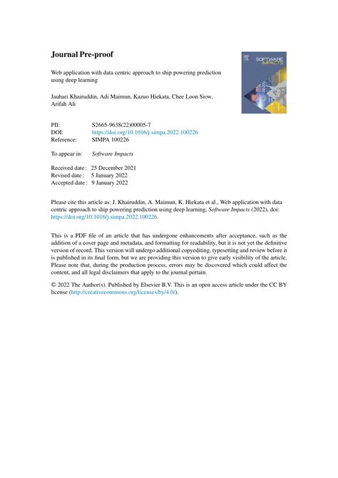 Pdf Web Application With Data Centric Approach To Ship Powering