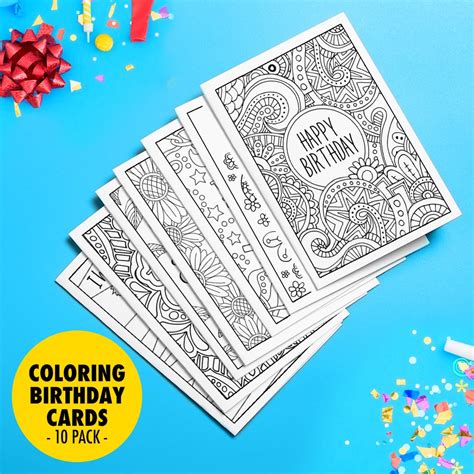 Greeting Card Coloring Pages