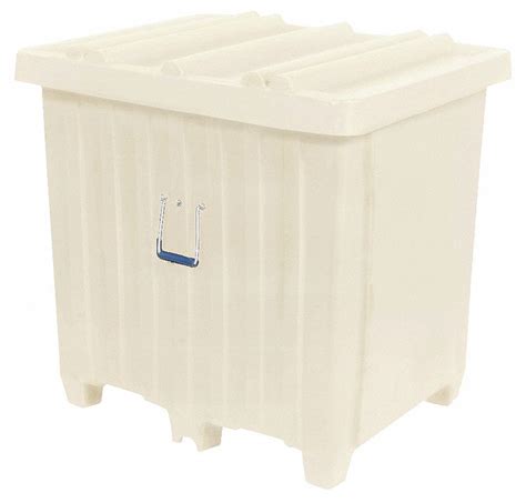 Myton Industries 23 Cu Ft 42 In X 34 In X 42 In Bulk Container 8ef10 Mth 4white Grainger