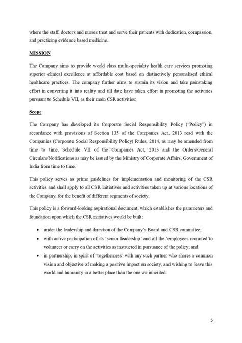 Csr Policy