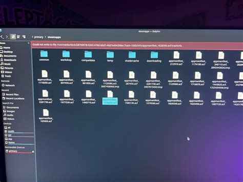 Could Not Write To File Rsteamdeck