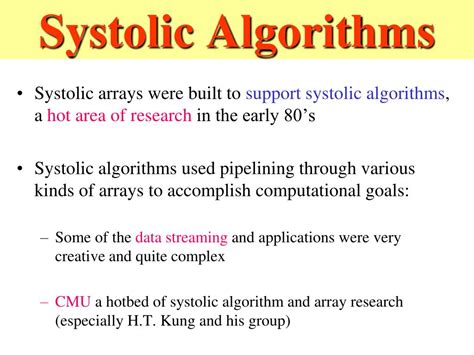 Ppt Examples Of One Dimensional Systolic Arrays Powerpoint Presentation Id807557