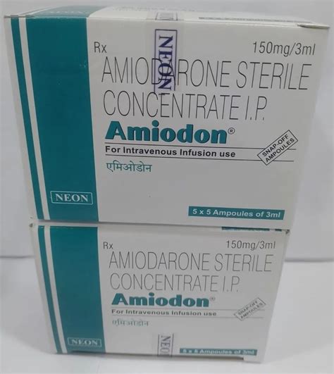 Amiodarone Hydrochloride Injection Amiodarone Hcl Injection Latest Price Manufacturers