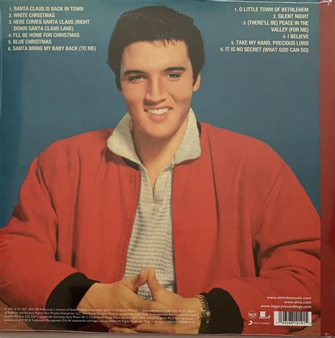 Elvis Christmas Album Sony Black Vinyl Lp Shopelvismatters