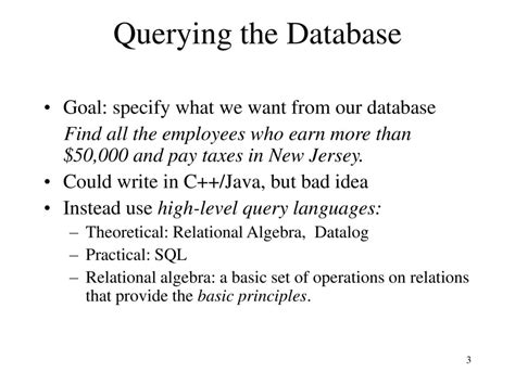 Lecture 8 Relational Algebra Ppt Download