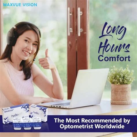 Maxvue Hydrosoft Monthly Disposable 6 Pcs In Box Citylens